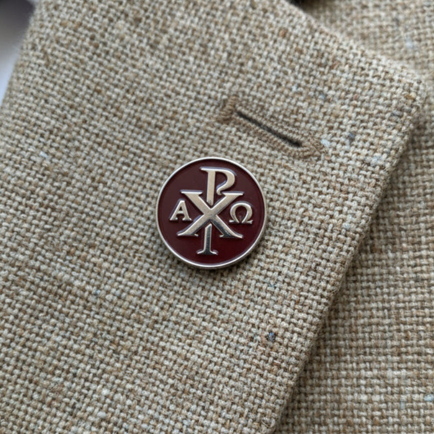 Chi Rho Pin - 1" – Deus Vult Lapel Pins